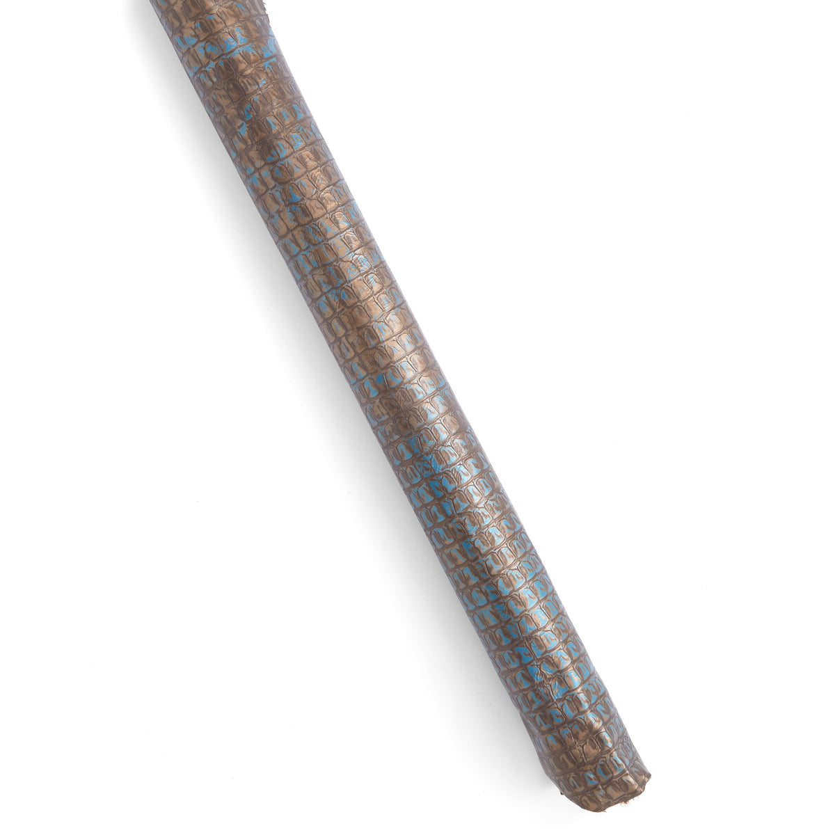 Croc Embossed Veg-Tan Single Shoulder Brown & Turquoise — Tandy Leather ...