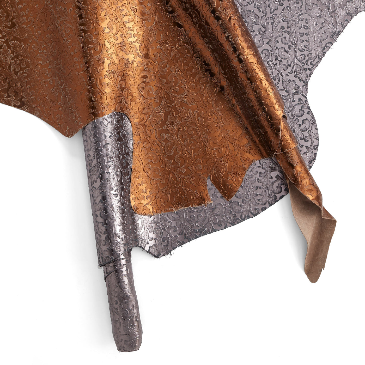 Embossed Metallic Floral Side | Tandy Leather — Tandy Leather, Inc.